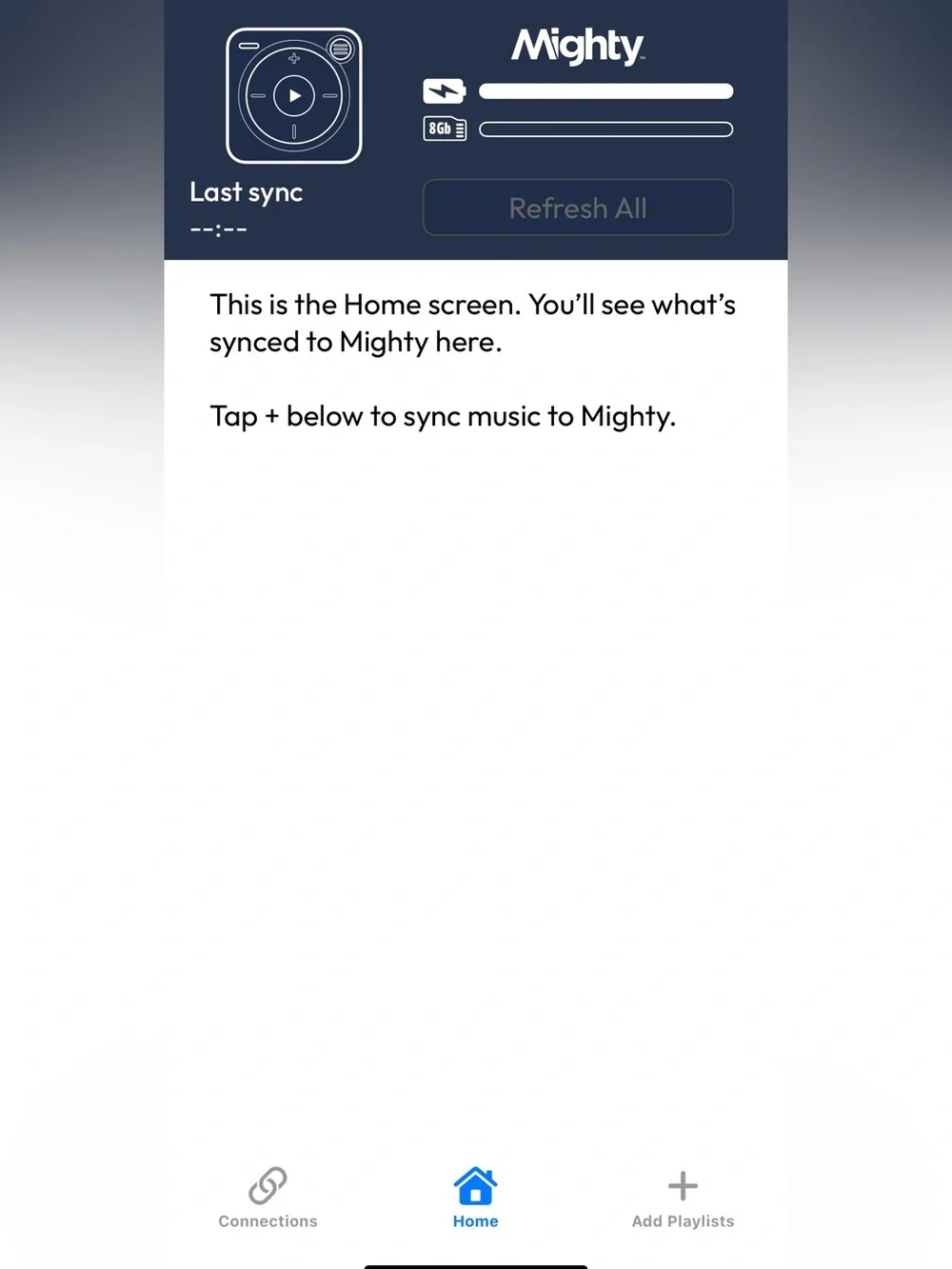 Mighty | Portable Audio & Video | Mighty Vibe M2 Mp3 Player Playlists ...